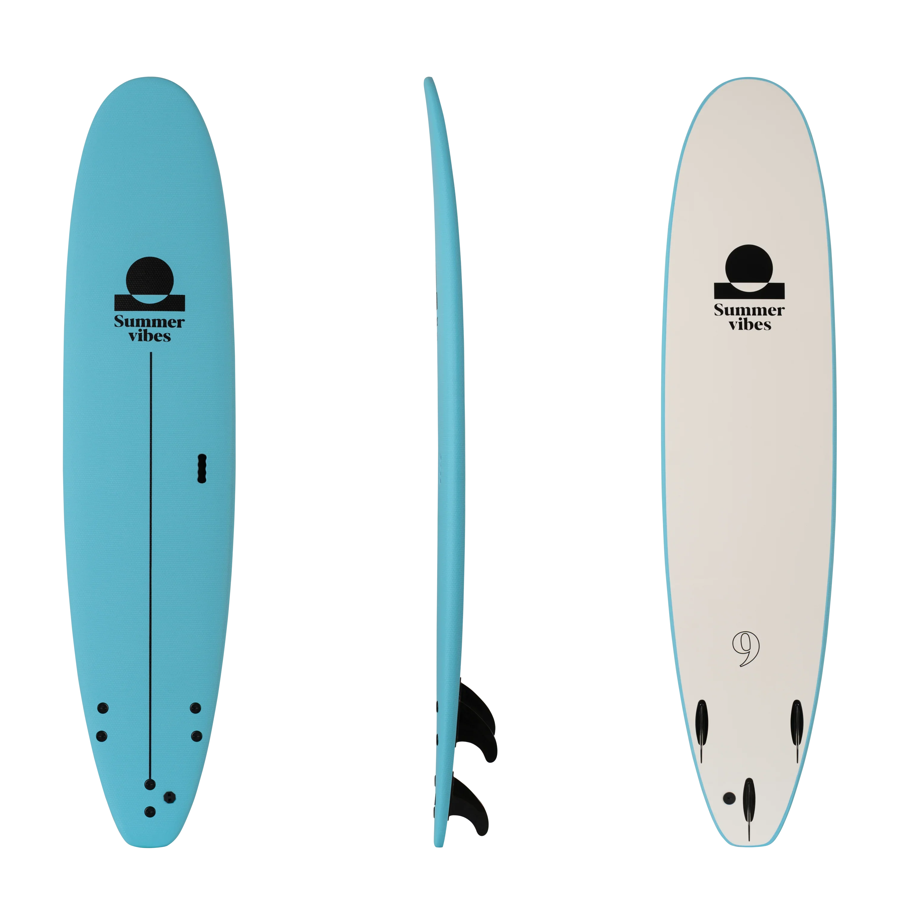 Summer vibes Stable Table Softboard With Handle - Learn to Surf Board